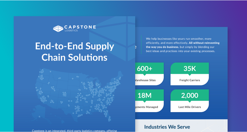 Capstone - Bifold Brochure - Vonazon Full Service Marketing Agency